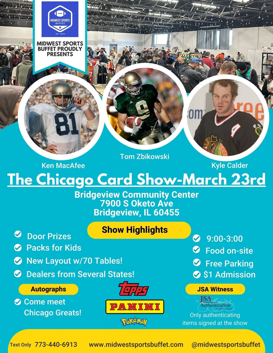 Next Chicago Card Show - Sunday March 23, 2025 – Midwest Sports Buffet LLC